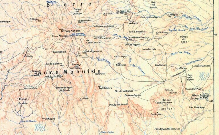 Zapala - 1930 - Carta topográfica | Más Neuquén